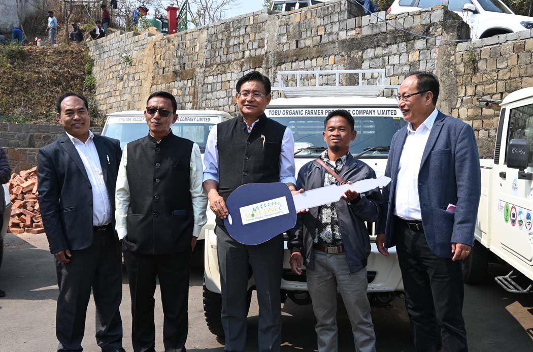 Advisor Mhathung Yanthan, Wezope Kenye & officers with the ...